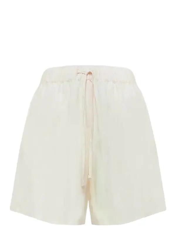 LANEUS Crochet-pocket Shorts - Neutrals