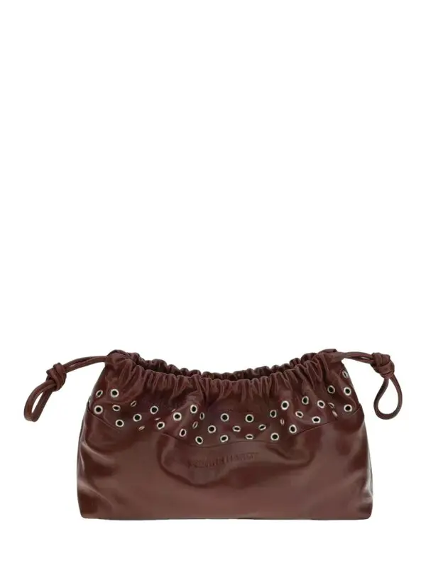 Pierre Hardy Leather Clutch Bag - Red