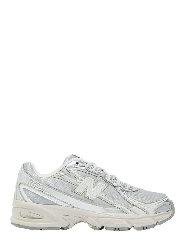 NEW BALANCE 740 Panelled Metallic Mesh Sneakers - Silver