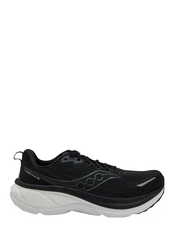 Saucony Hurricane 25 Mesh-knit Sneakers - Black And White