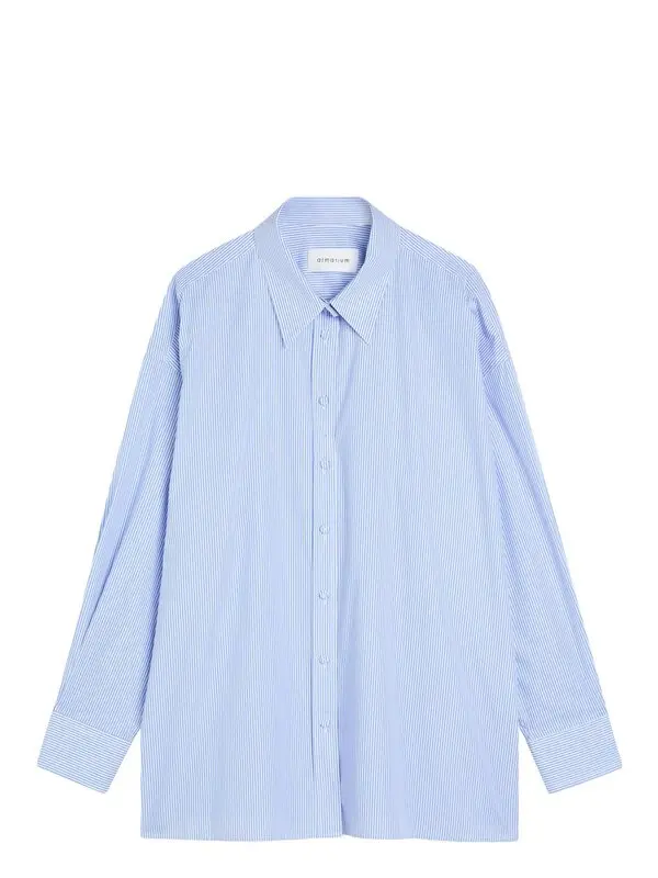 ARMARIUM Striped Cotton Shirt - Blue