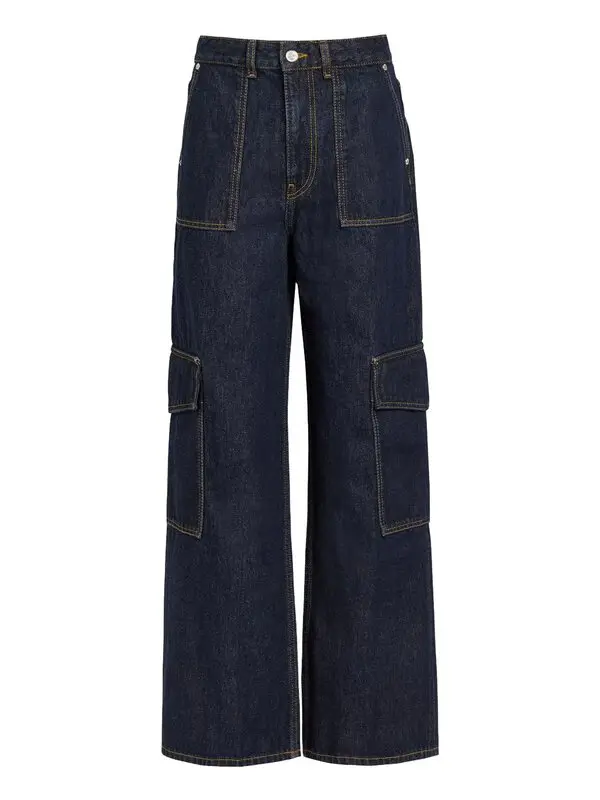 GANNI Straight-leg Jeans - Denim