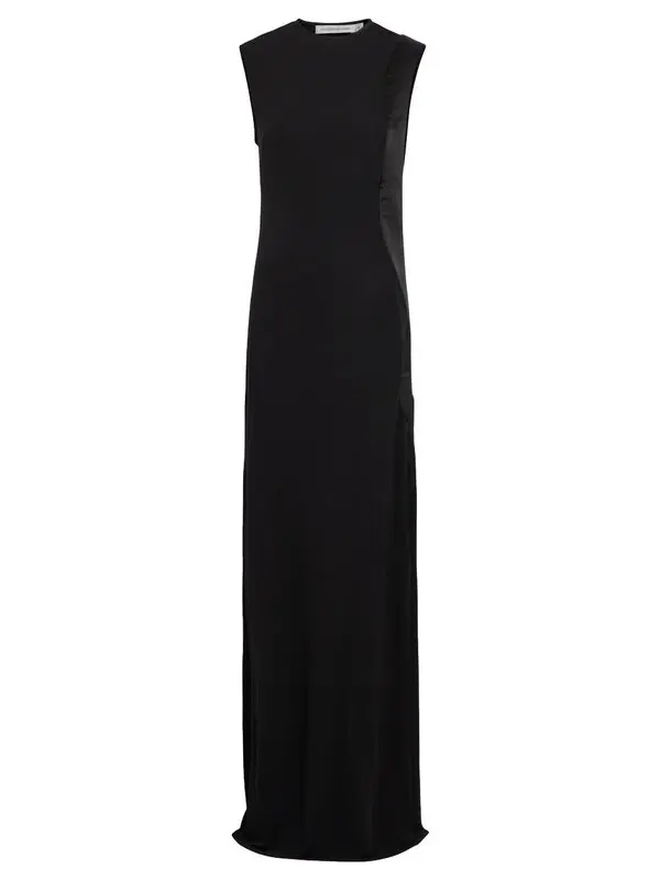 Christopher Esber Infinity Cut-out Jersey Maxi Dress - Black