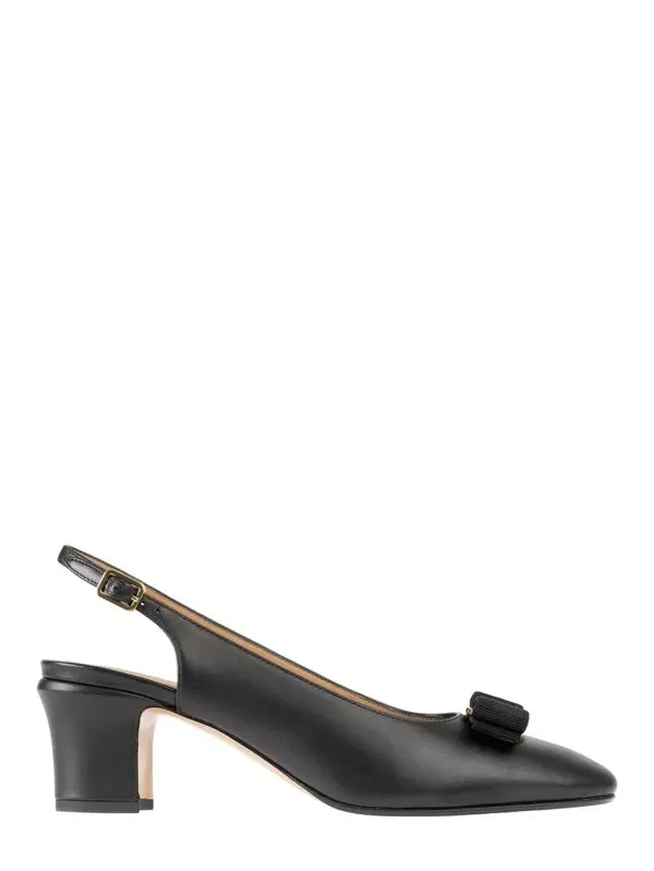 FERRAGAMO Vara Bow Slingback Pump - Black