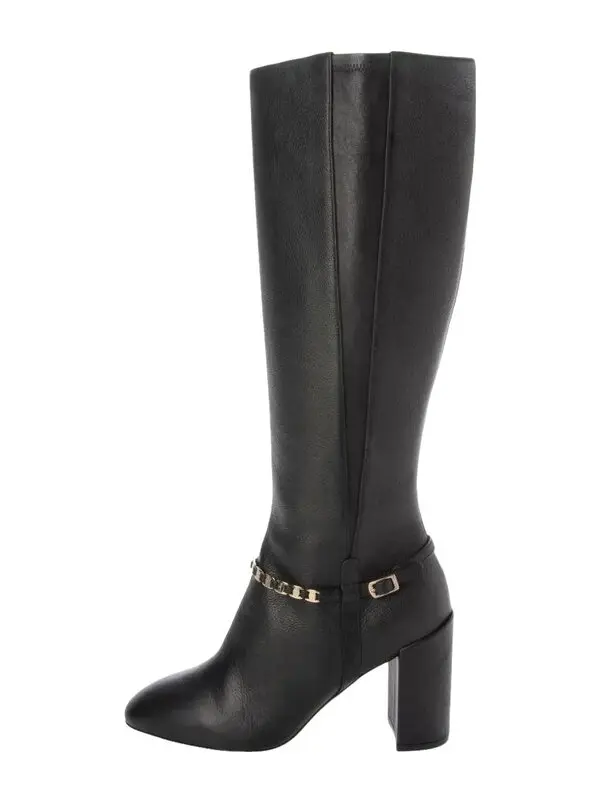 FERRAGAMO Chain-strap Boots - Black