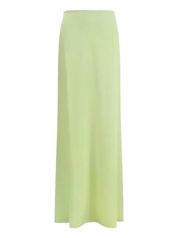 KRISTINA TI Straight Maxi Skirt - Green