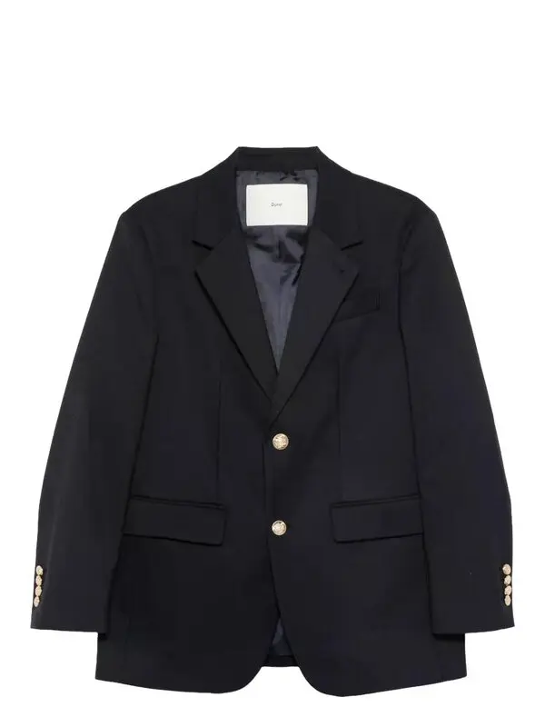 DUNST Button Blazer - Blue