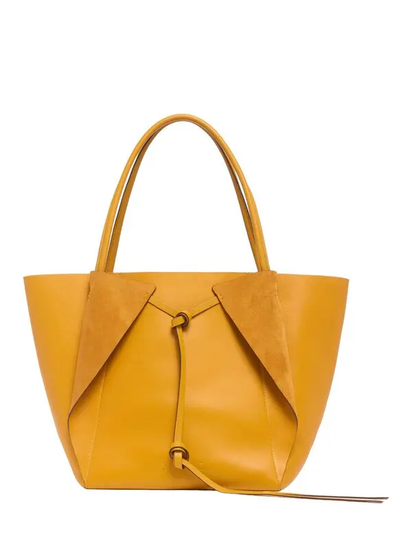Gabriela Hearst Marija Nappa Leather Tote Bag - Golden Birch