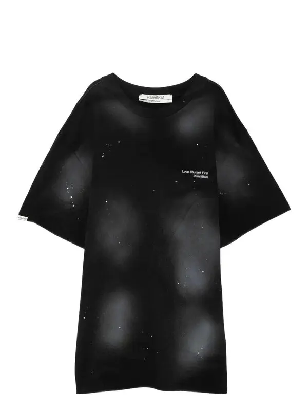 KIMHEKIM Spray-dyed T-shirt - Black