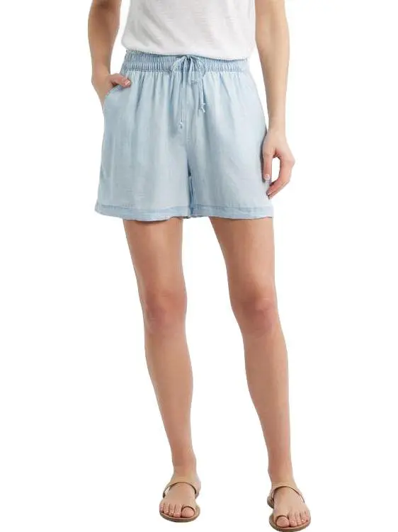 BEACHLUNCHLOUNGE Tiney Pull-on Shorts - Bleach Wash