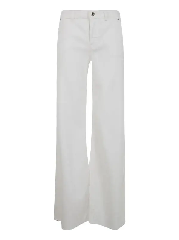 Blumarine Denim Flare - Beige