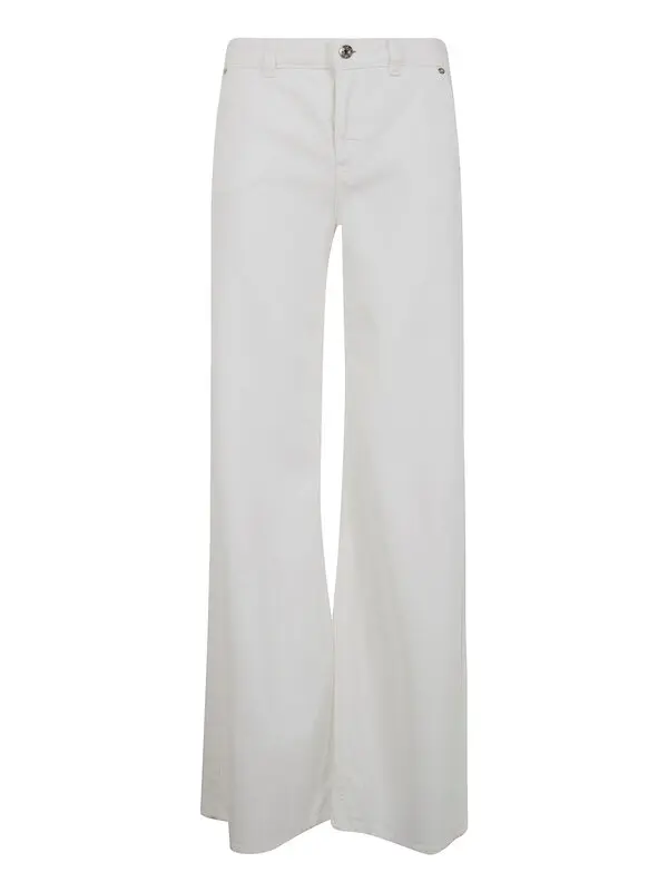 Blumarine Denim Flare - Beige