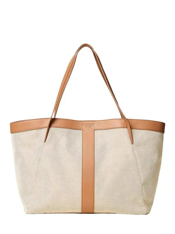TWINSET Tote Bag - Brown