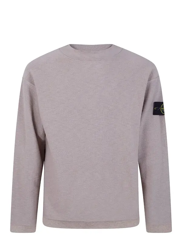 Stone Island Classic Crew Neck Sweater - Beige