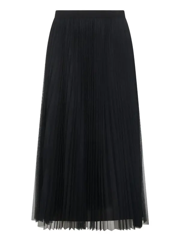 Fabiana Filippi Midi Pleated Skirt - Blue