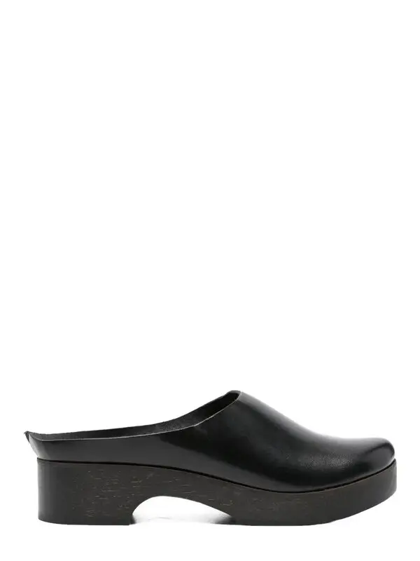 DANIELA GREGIS Low Sabot Mule - Black