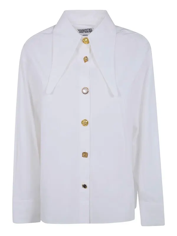 Essentiel Antwerp Jomato Pointy Collar Shirt - White