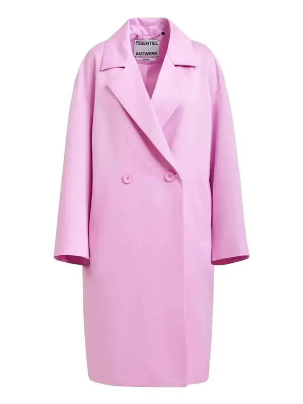ESSENTIEL Junta Oversized Coat - Pink