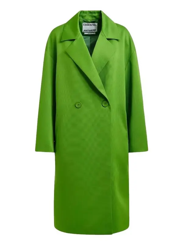 ESSENTIEL Junta Oversized Coat - Green