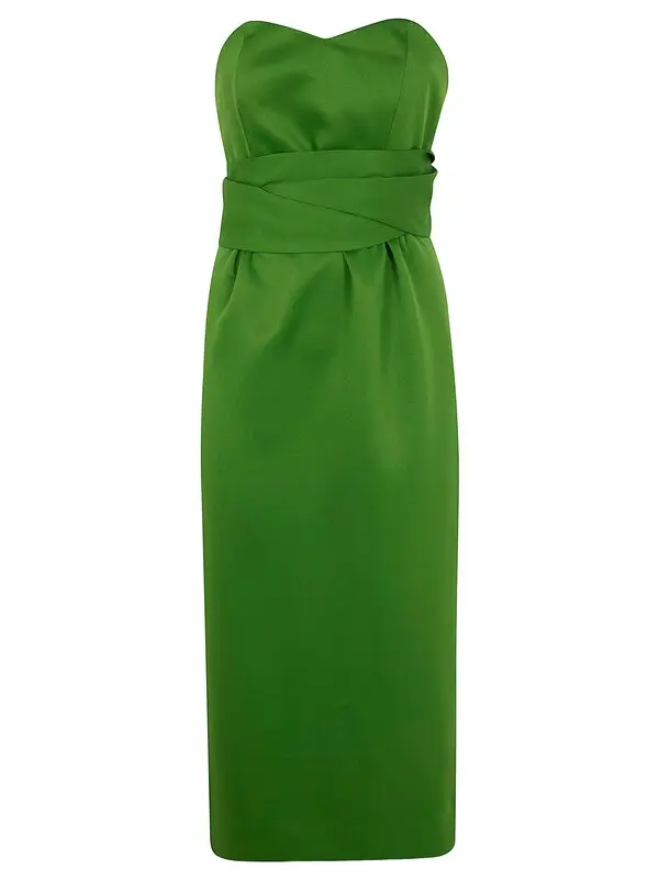 Essentiel Antwerp Juror Bustier Dress - Green