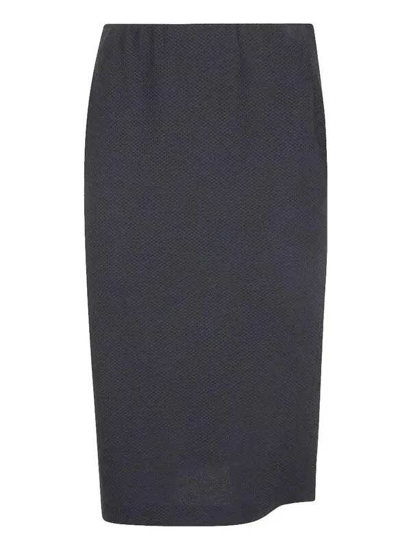 Seventy Link Tech Bistretch Midi Skirt - Black