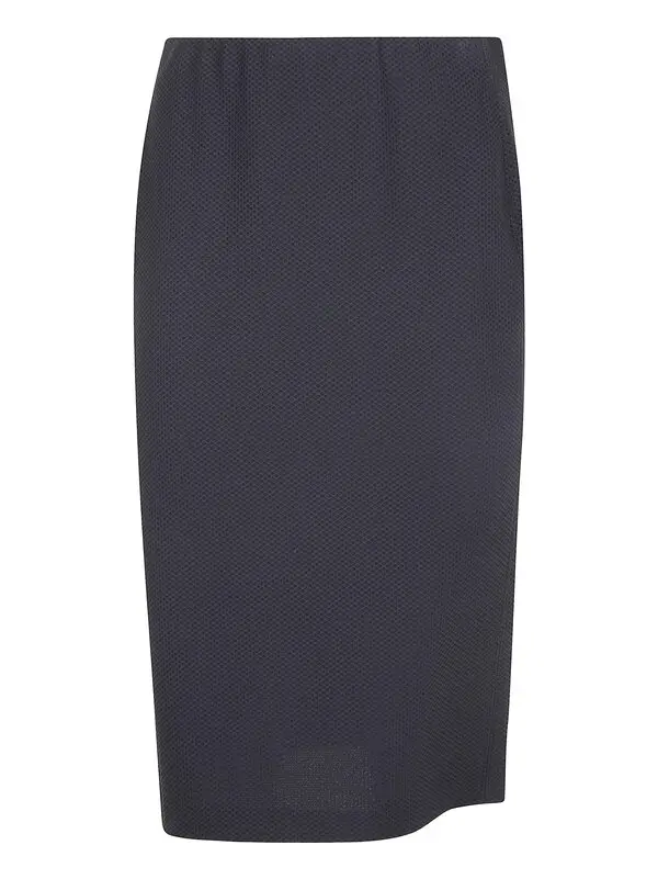 Seventy Link Tech Bistretch Midi Skirt - Black