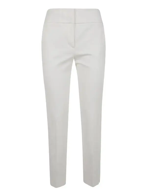 Peserico Stretch Cotton Viscose Pant - White