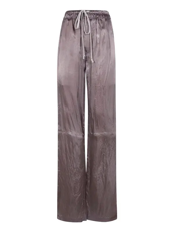 Rick Owens Dietrich Drawstring Trousers - Gray