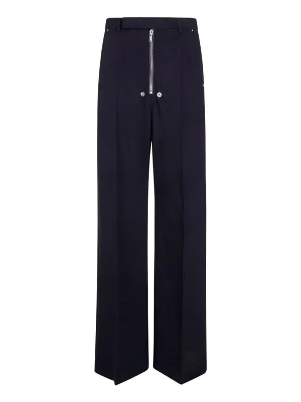 Rick Owens Tailored Wide Belas Trousers - Black