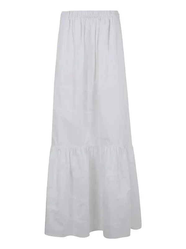 Mantū Midi Skirt - White