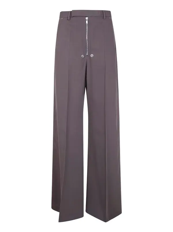 Rick Owens Tailored Wide Belas Trousers - Gray