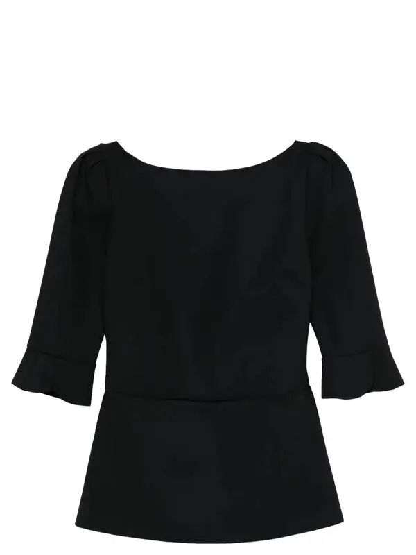 Chiara Boni La Petite Robe Edelmira Jersey Tunic Dress - Black