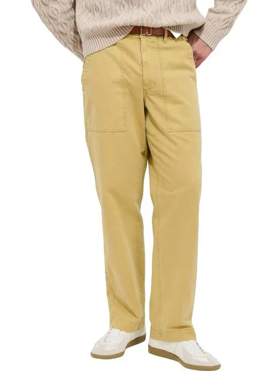 ALEX MILL Cotton Herringbone Field Pants - Beeswax