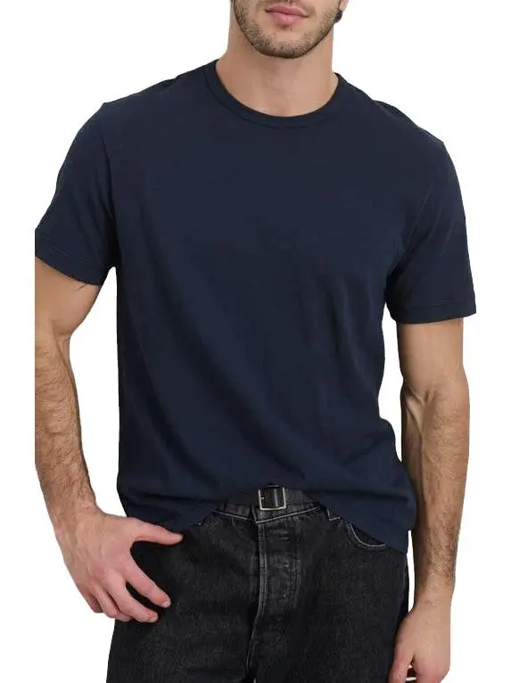 ALEX MILL Standard Heathered T-shirt - Navy