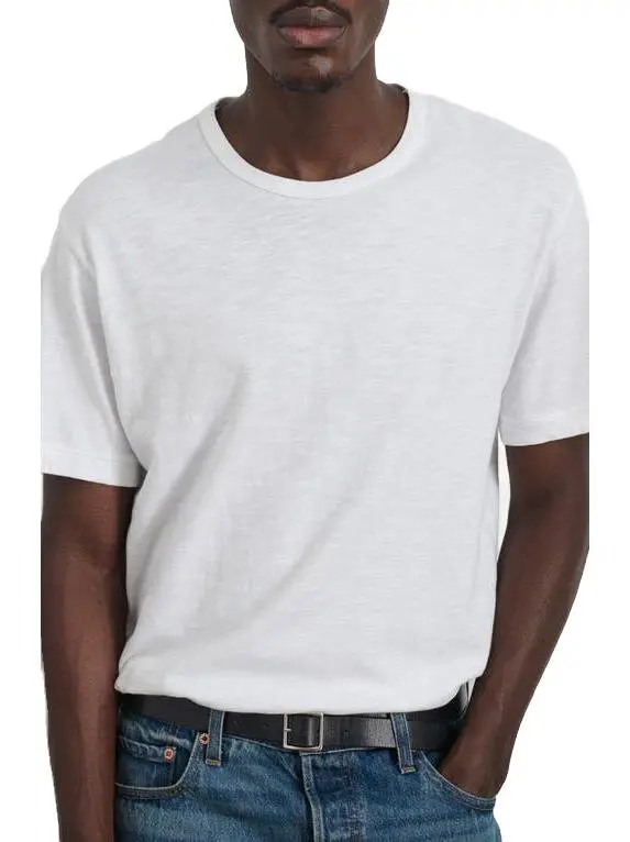 ALEX MILL Standard Heathered T-shirt - White