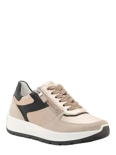 ARA Nagano Sneaker - Sand/shell/black