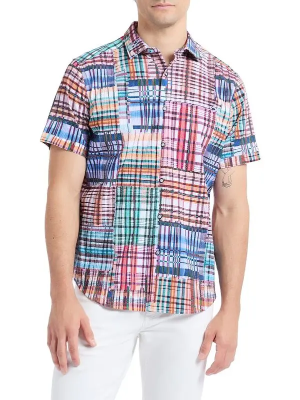 Robert Graham Murdoch Short Sleeve Button-up Shirt - Multi