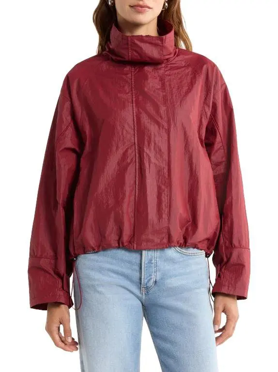 Lioness Shoreline Windbreaker Jacket - Cherry