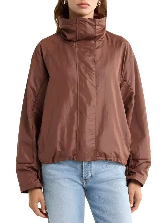 Lioness Shoreline Windbreaker Jacket - Chocolate