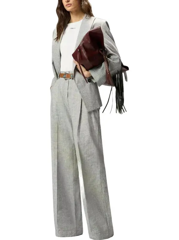 Pinko Wide-leg Trousers - Grey