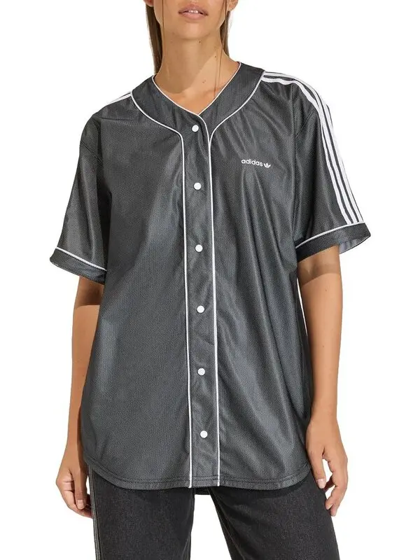 Adidas Originals By Alexander Wang Baseball Shirt - Black