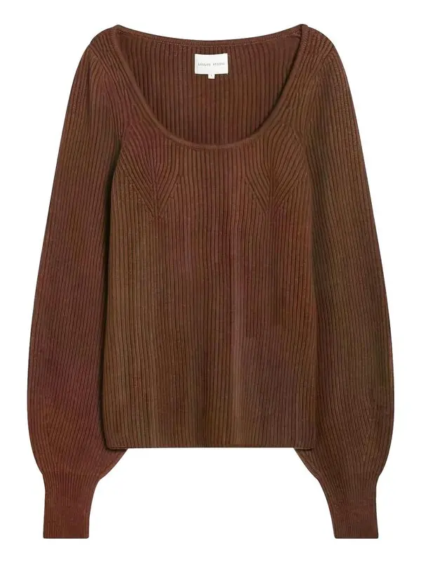 LOULOU Cashmere Jumper - Brown