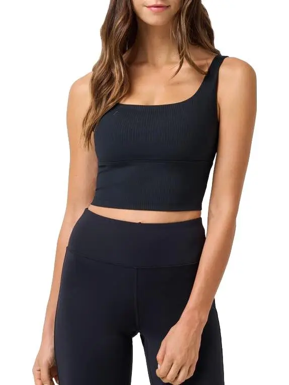 Travis Mathew Moveknit Rib Tank - Black