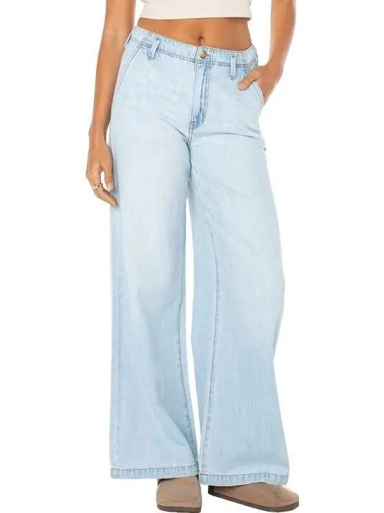 Roxy Kalani 2 Wide Leg Trouser Jeans - Misty Daze