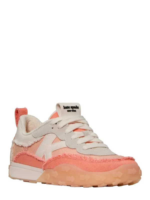 Kate Spade New York K As In Kate Lace Up Sneakers - Light Cantaloupe/melon Ball