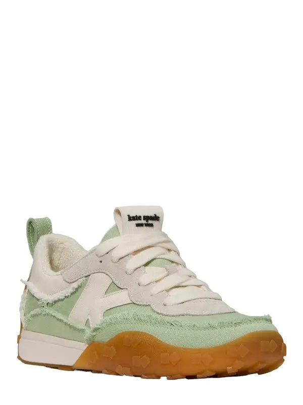 Kate Spade New York K As In Kate Lace Up Sneakers - Venus Green