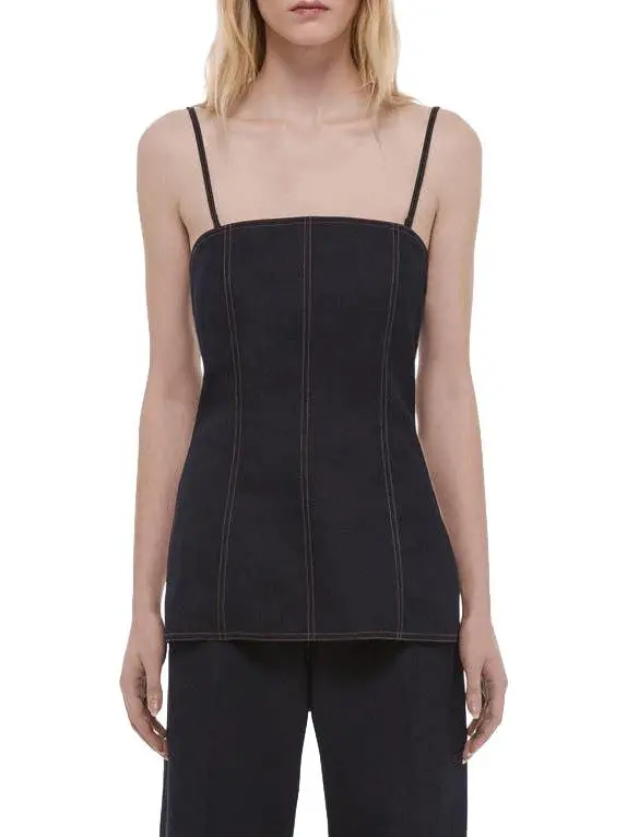Helmut Lang Minimal Camisole - Navy Melange