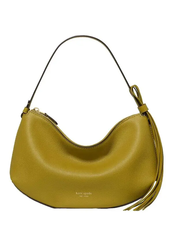 Kate Spade New York Loop Pebble Leather Shoulder Bag - Laurel Leaf