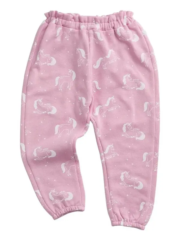 MORI Unicorn Frill Joggers - Unicorn Print
