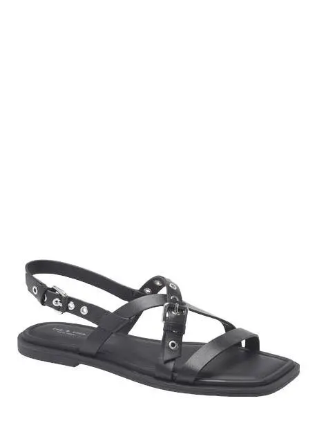 Rag & Bone Harlow Leather Slide Sandal - Black